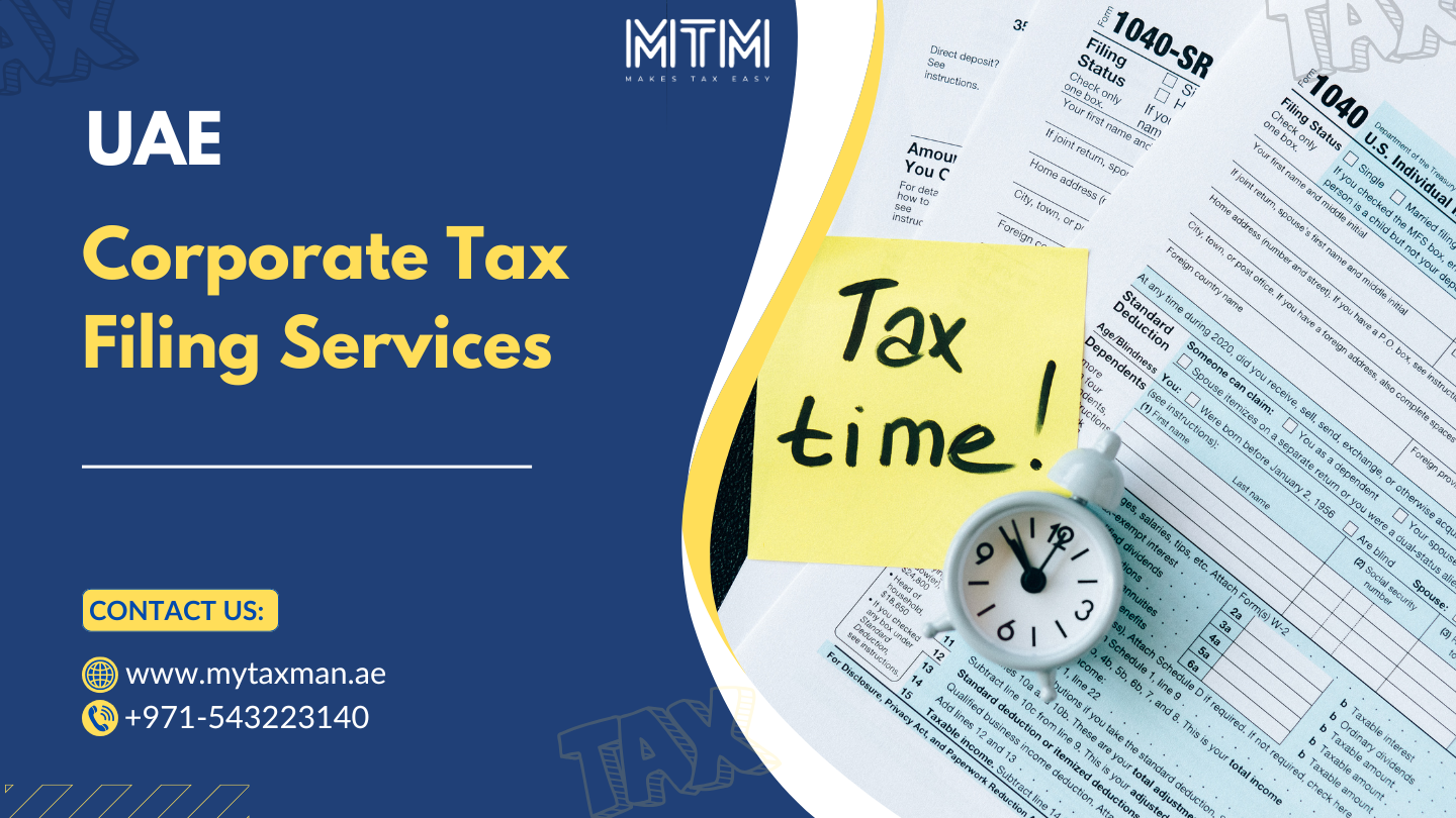 UAE Corporate Tax Filing Services | My Taxman