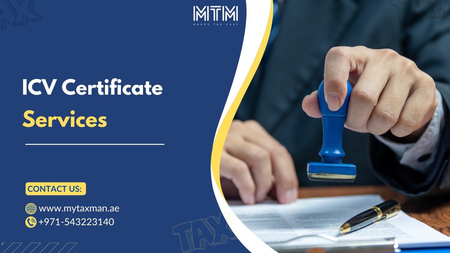 Best ICV Certificate Services UAE – My Taxman